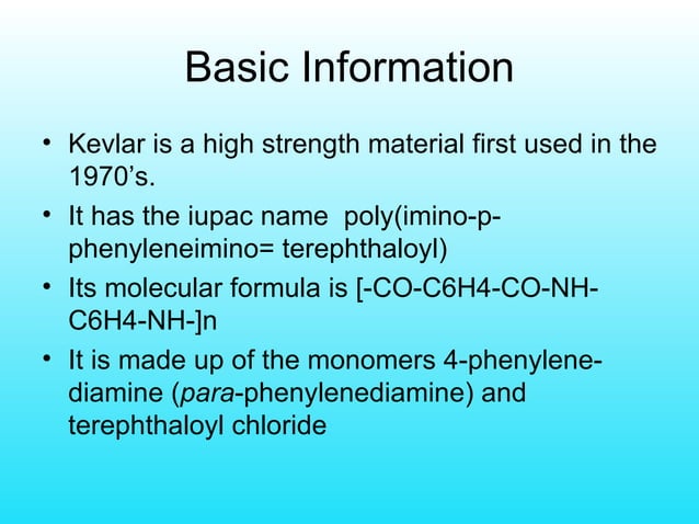 Kevlar presentation | PPT