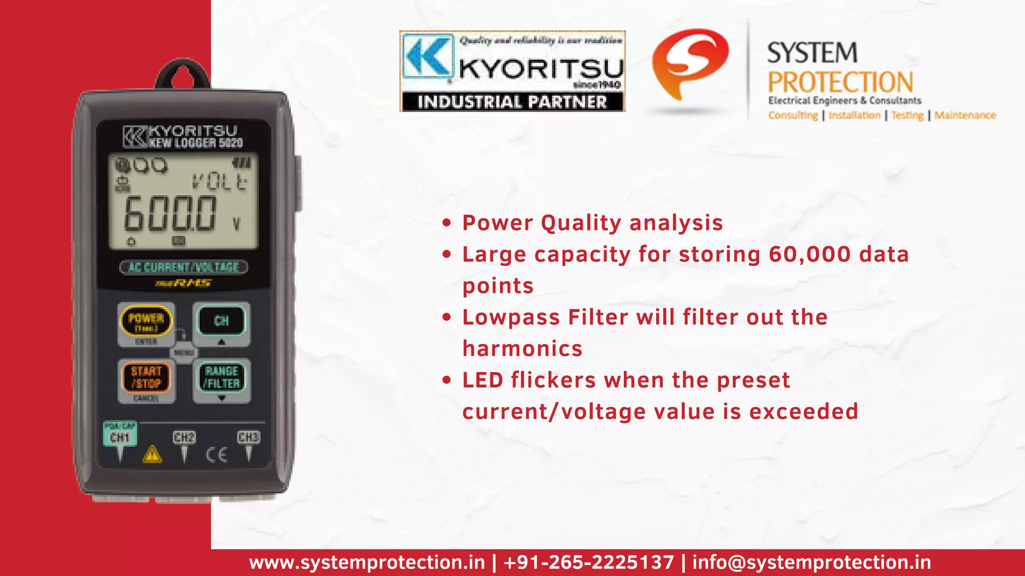 LOGGER KEW 5020 | KYORITSU | System Protection | PPT