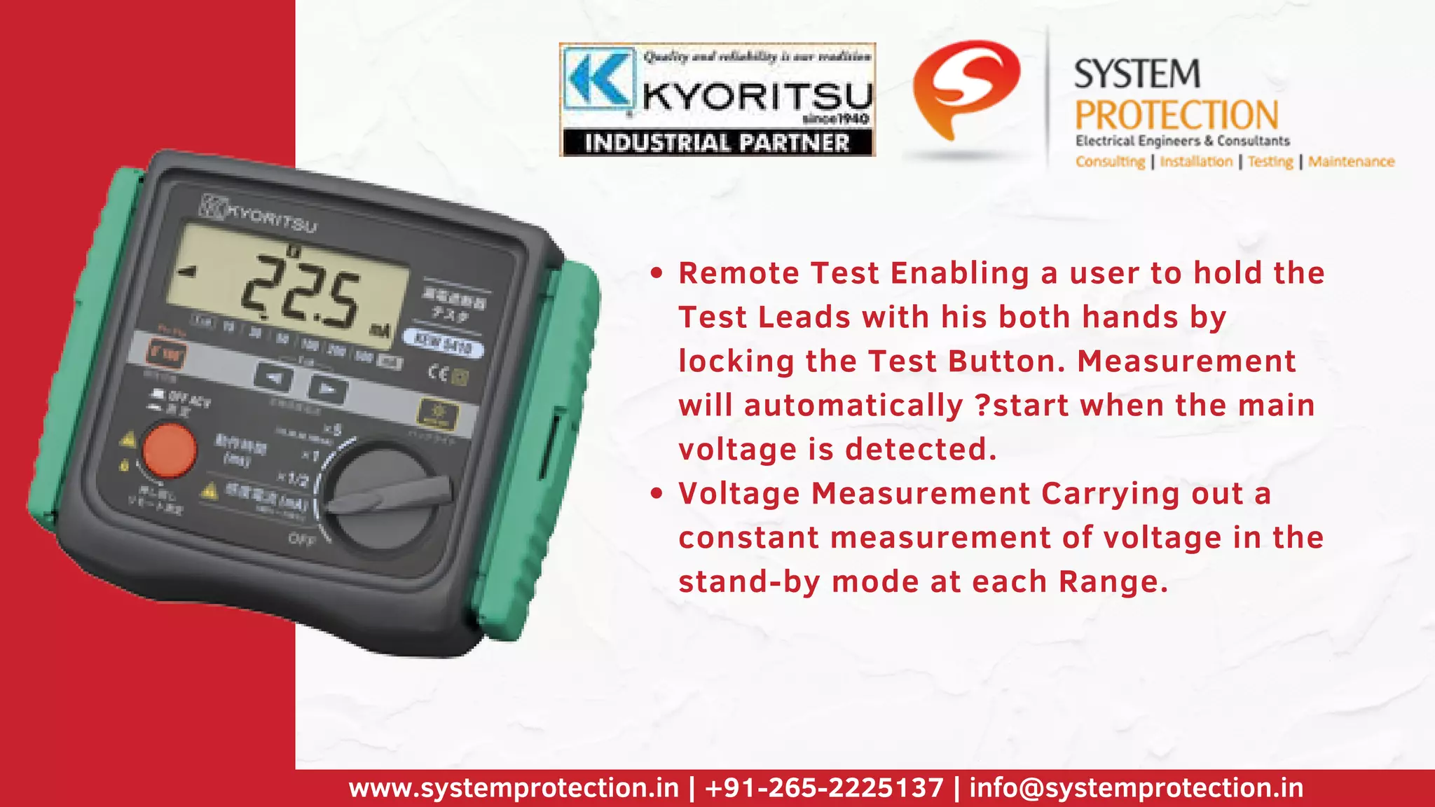 RCD TESTER KEW 5410| KYORITSU | System Protection | PDF