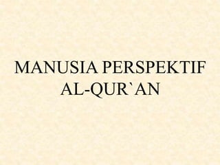 Kewajiban manusia dan implikasinya terhadap pendidikan islam | PPTX
