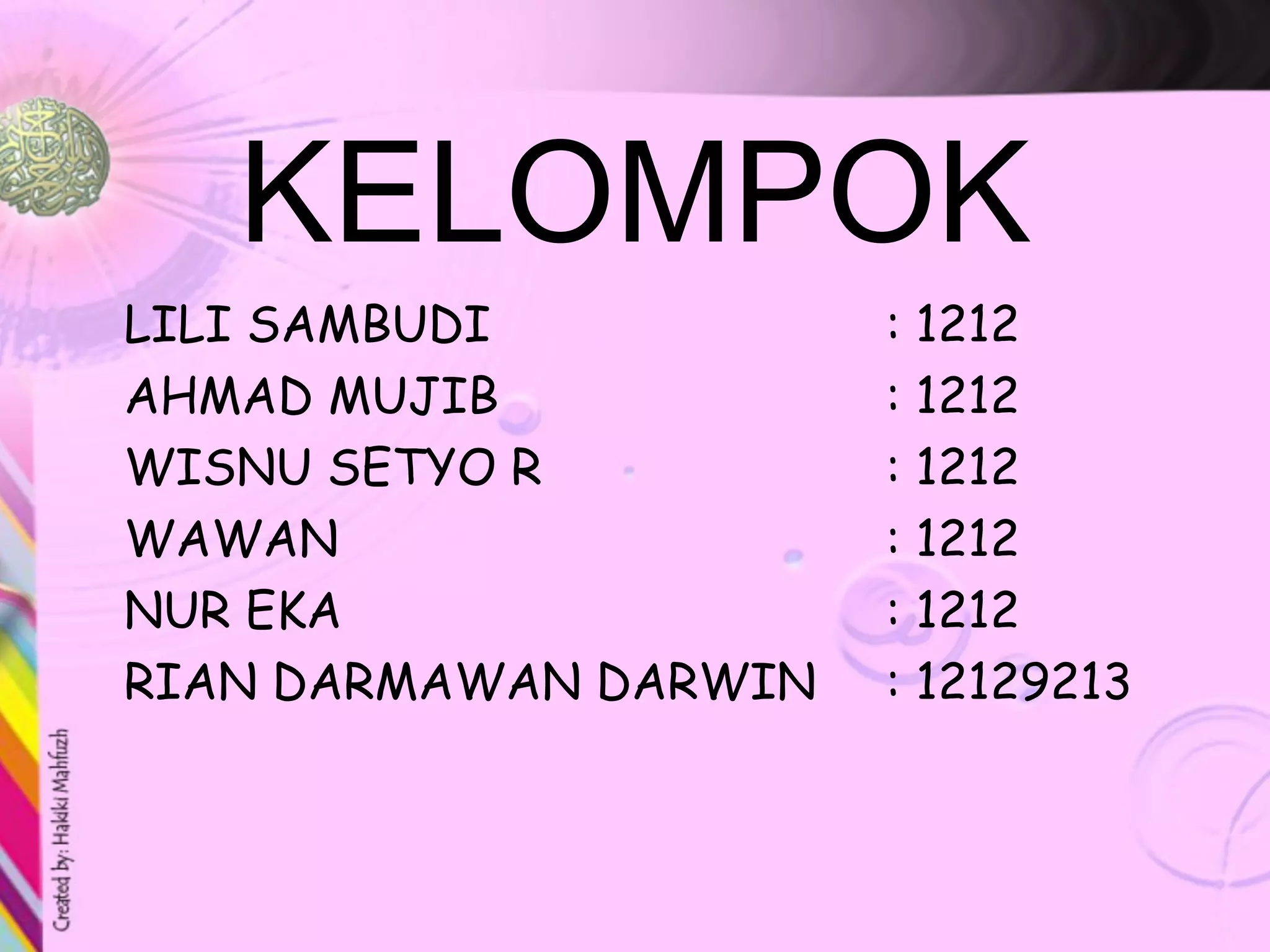 Kewajiban menuntut ilmu | PPT
