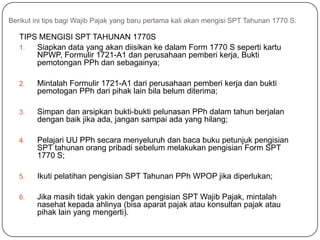 Kewajiban perpajakan karyawan | PPTX