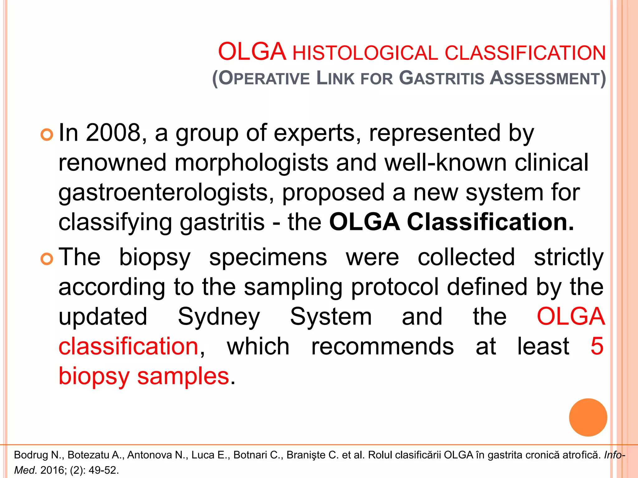 The role of non-invasive diagnosis in the evolution of chronic atrophic ...