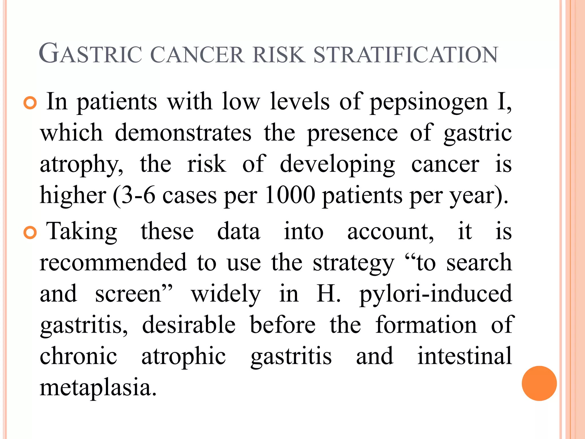 The role of non-invasive diagnosis in the evolution of chronic atrophic ...