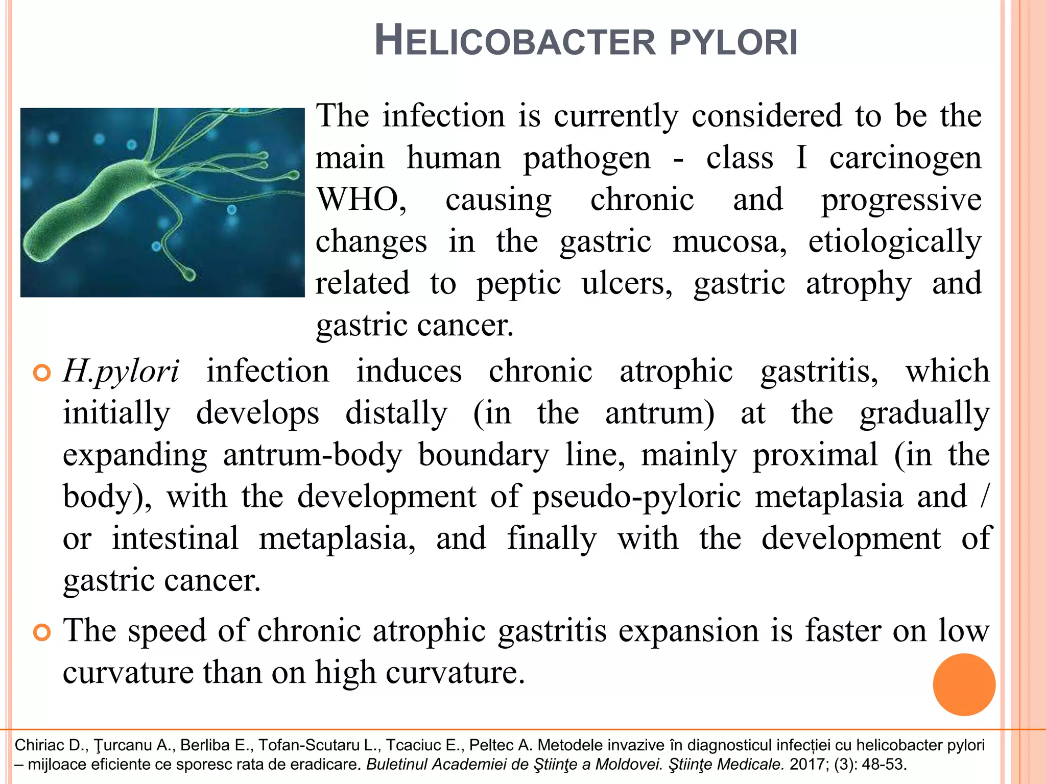 The role of non-invasive diagnosis in the evolution of chronic atrophic ...