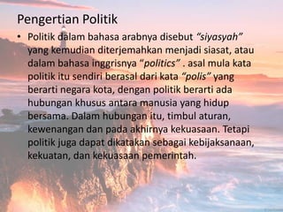 Sistem Politik Indonesia | PPTX