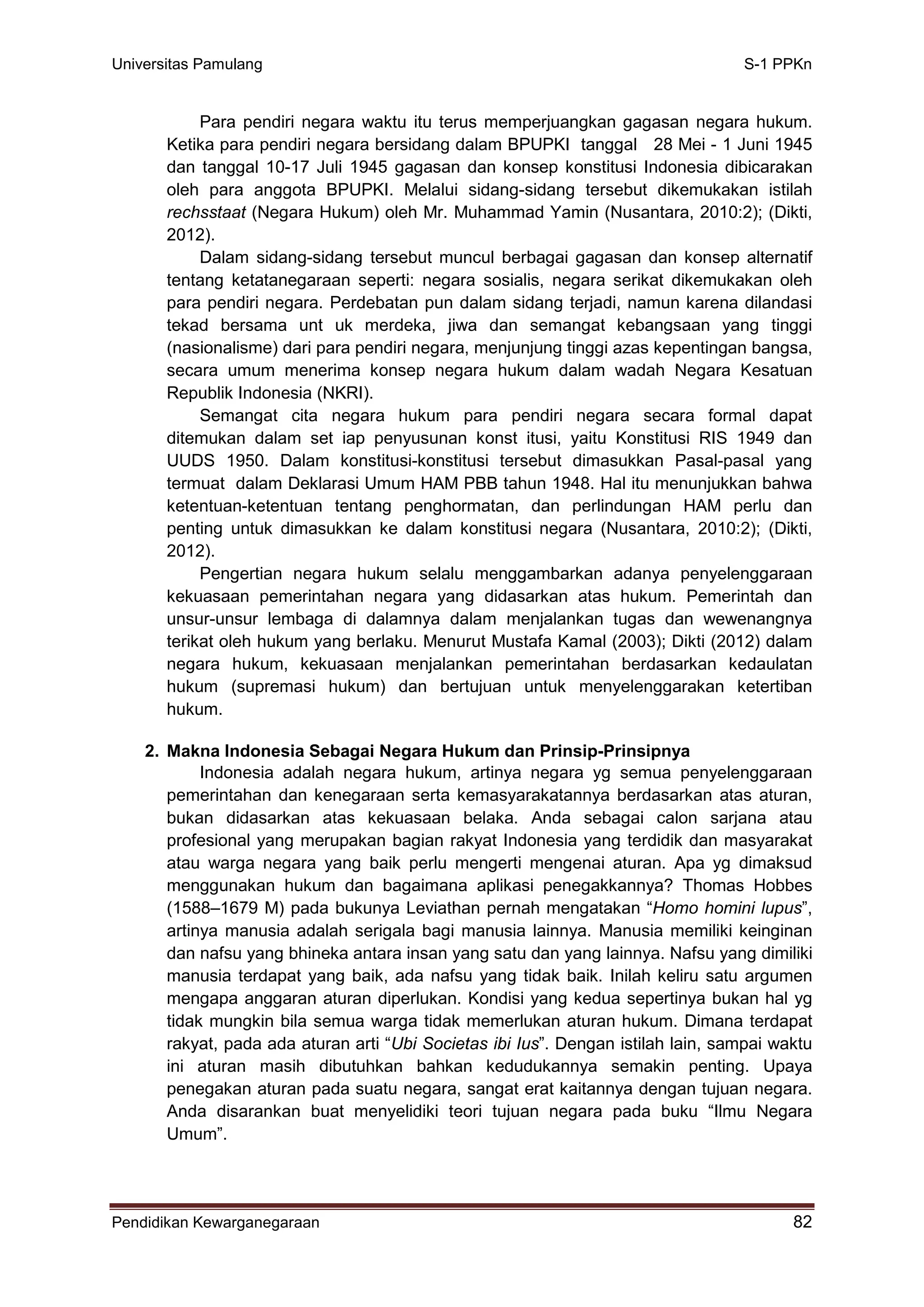 ebook-09-Konsep Negara Indonesia sebagai Negara Hukum | PDF