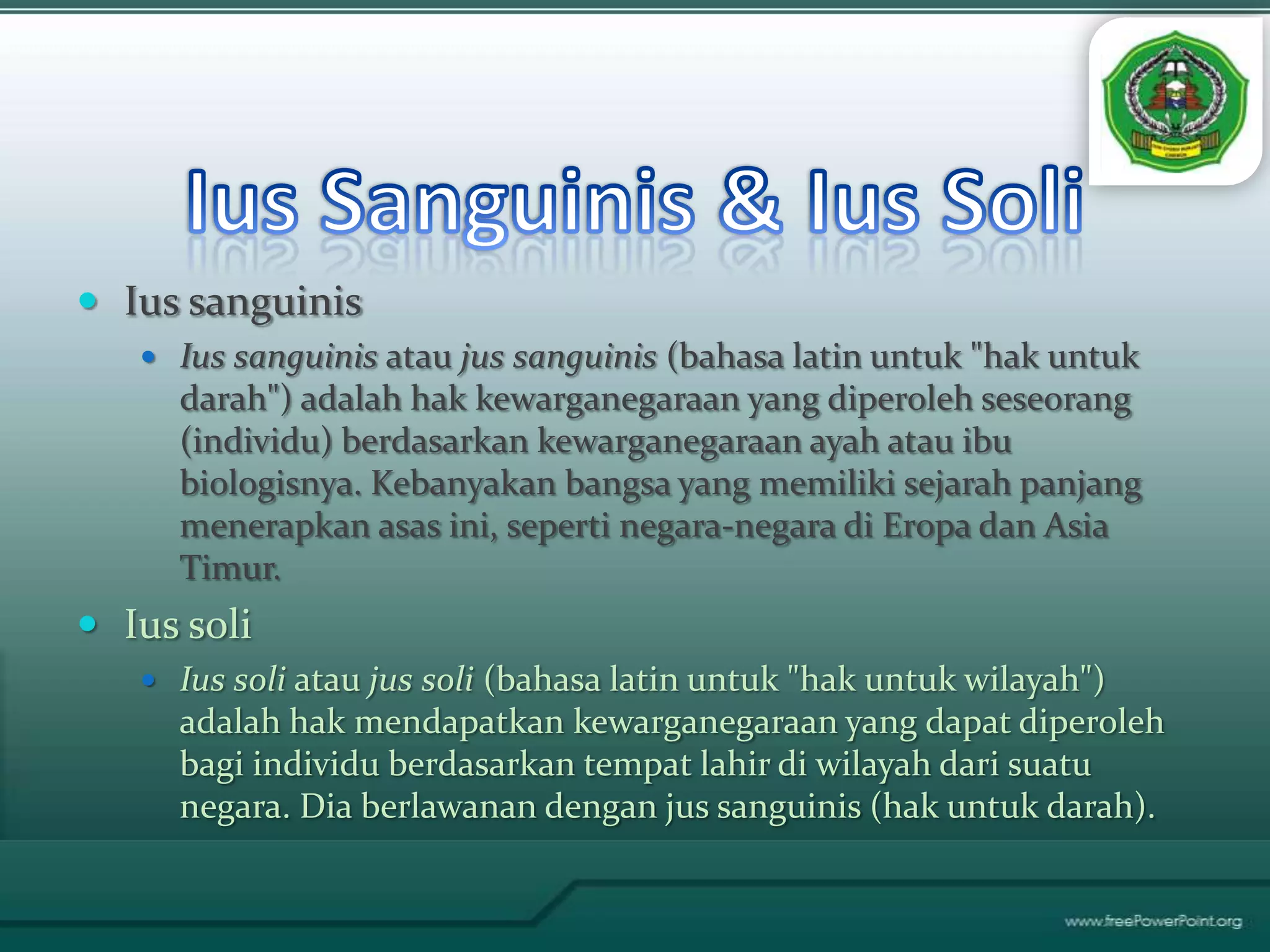 Kewarganegaraan ppt by hilmi | PPTX