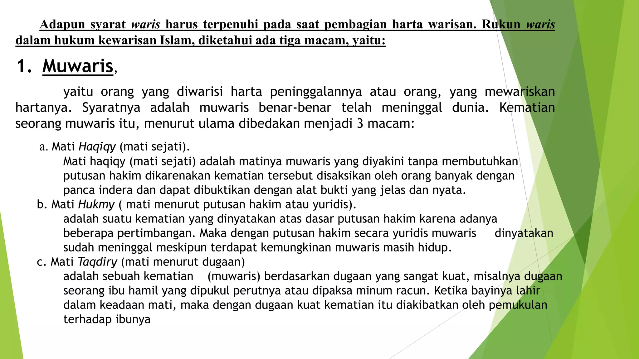 KEWARISAN DALAM ISLAM.pptx