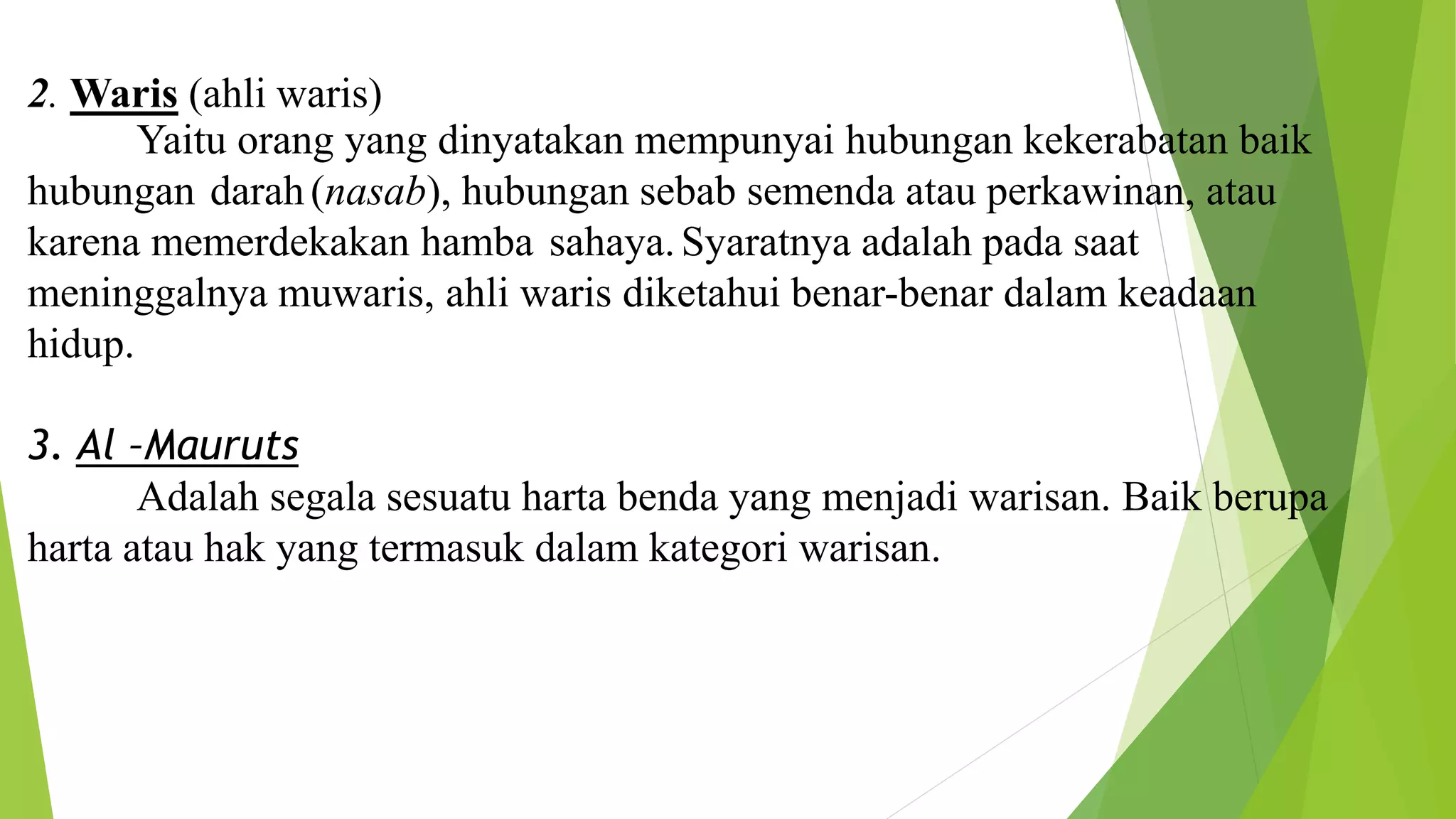 KEWARISAN DALAM ISLAM.pptx