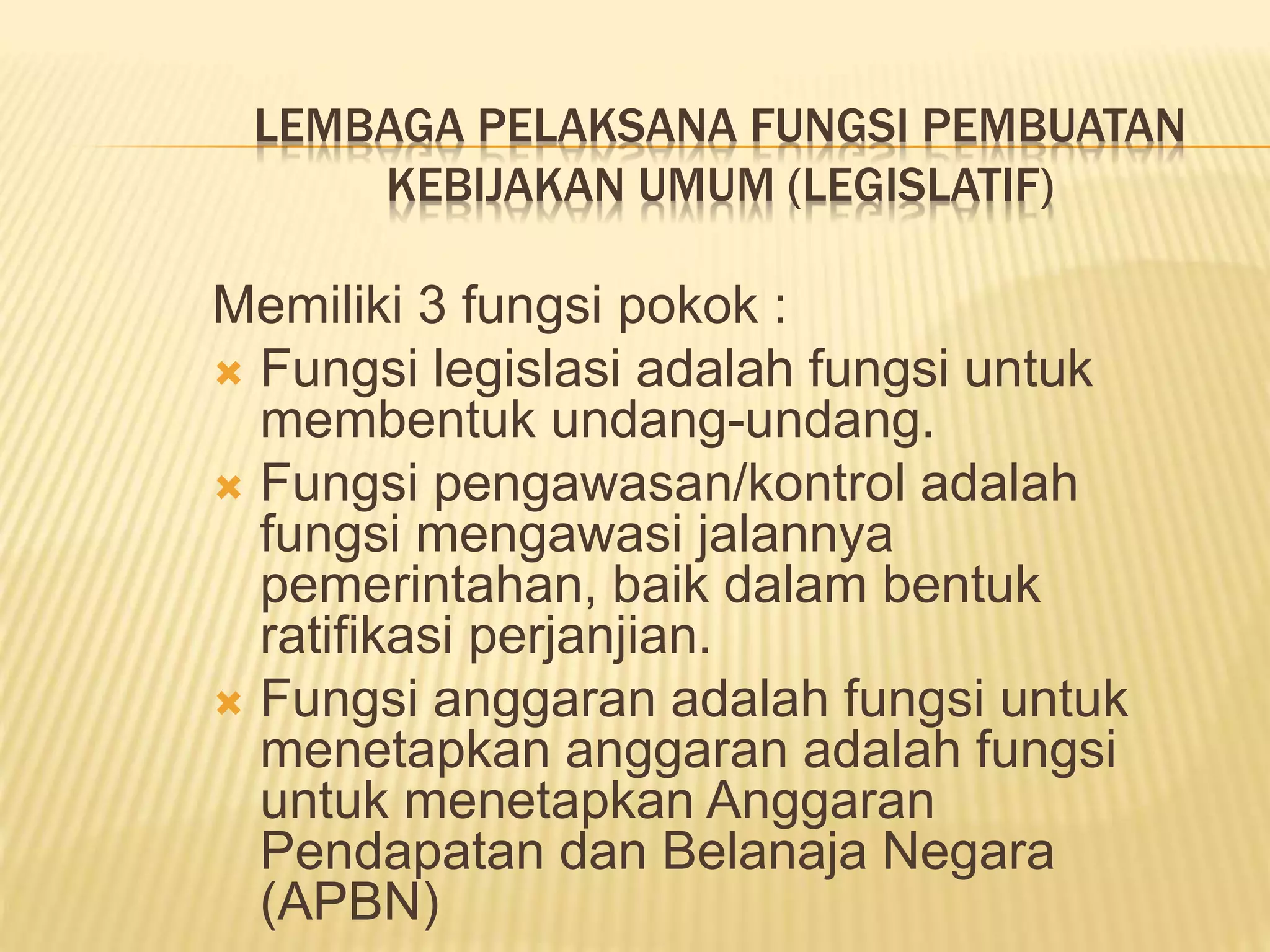Kewenangan lembaga lembaga negara menurut uud 1945 | PPTX