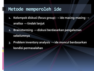 Kewirausahaan (perencanaan usaha) | PPTX