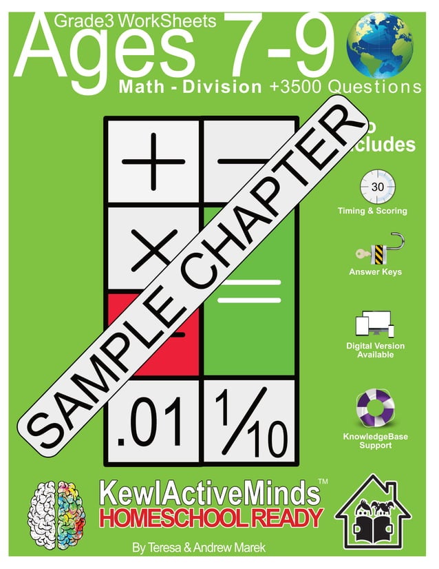 Kewlactiveminds Grade 3 Math Division Worksheets Sample Chapter Pdf