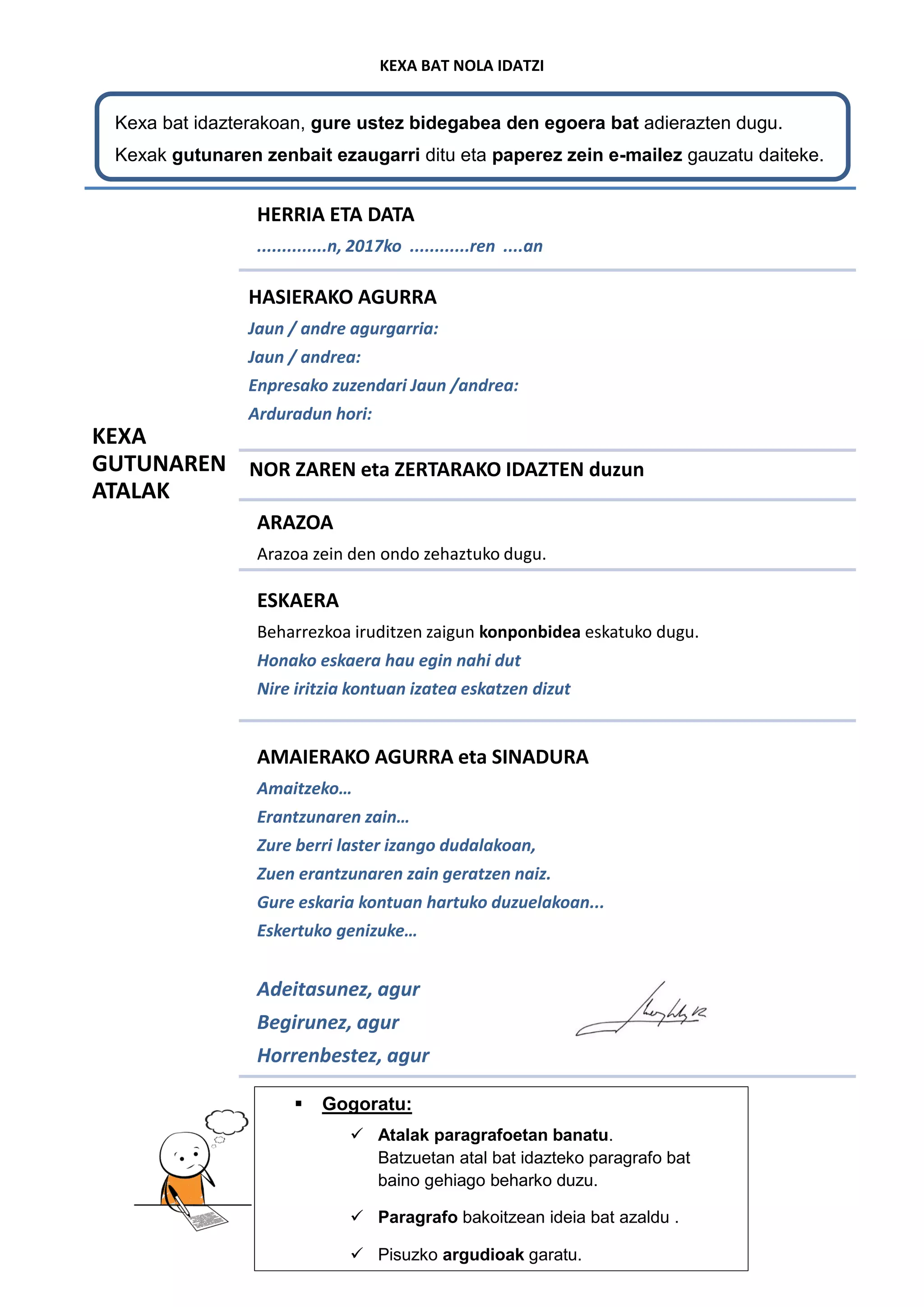 Kexa egitura eskema | PDF