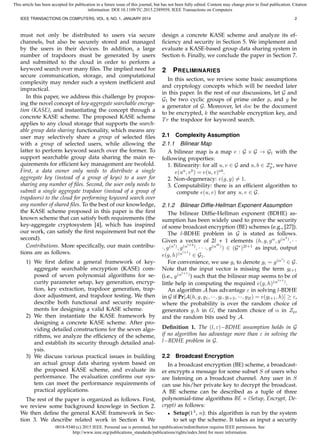 Key-Aggregate Searchable Encryption (KASE) for Group Data Sharing via Cloud Storage | PDF