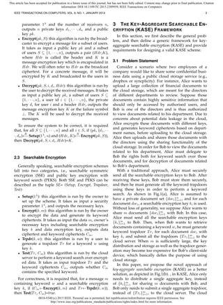 Key-Aggregate Searchable Encryption (KASE) for Group Data Sharing via Cloud Storage | PDF