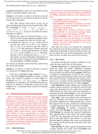 Key-Aggregate Searchable Encryption (KASE) for Group Data Sharing via Cloud Storage | PDF