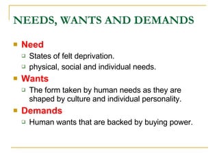 Key Concepts In Marketing | PPT