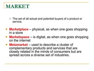 Key Concepts In Marketing | PPT