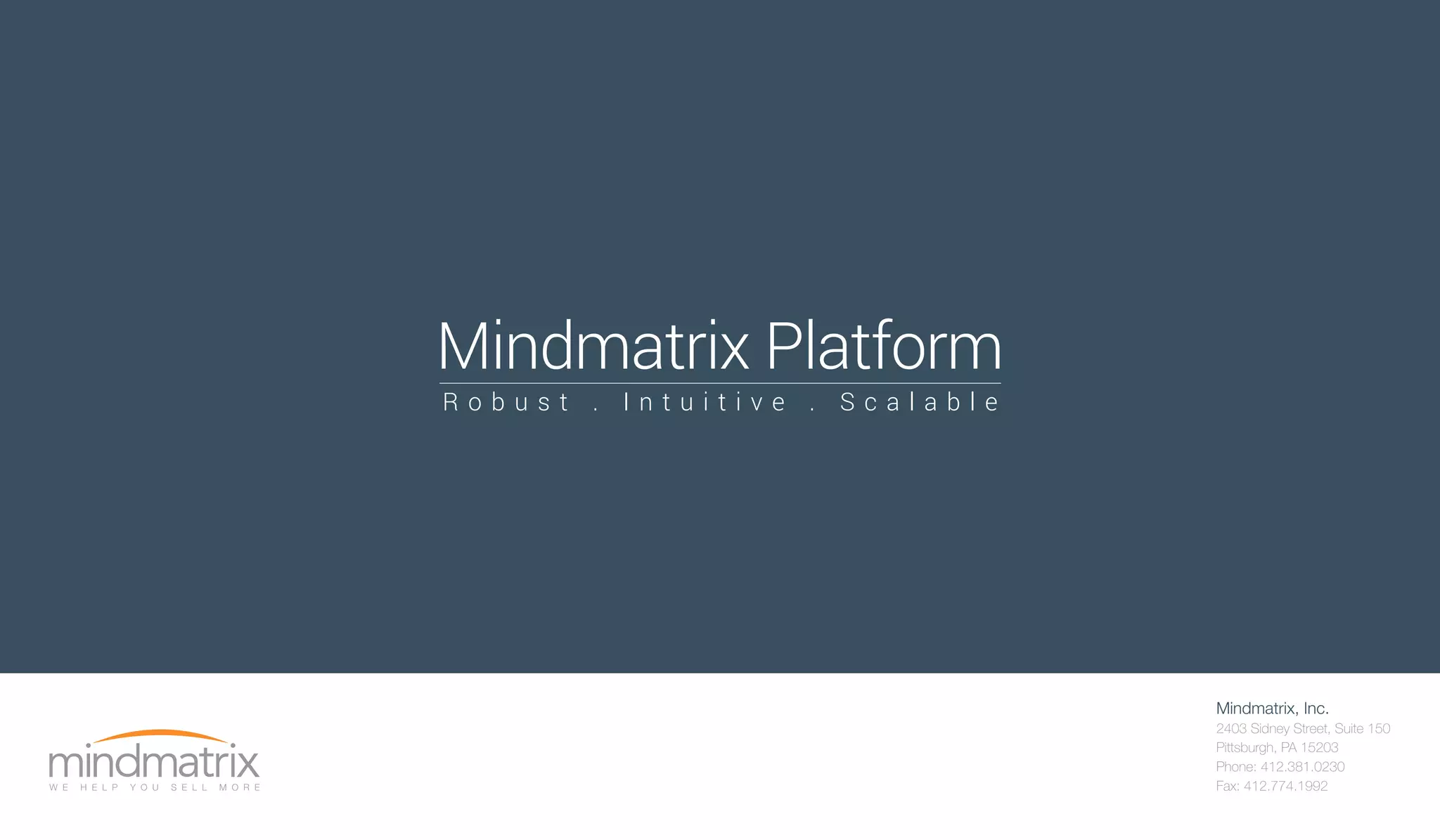 Key Features of Mindmatrix, the PRM, Sales Enablement and Channel ...