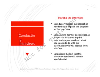 Key-Informant-Interview-Research and Development | PPT