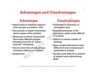 Key-Informant-Interview-Research and Development | PPT