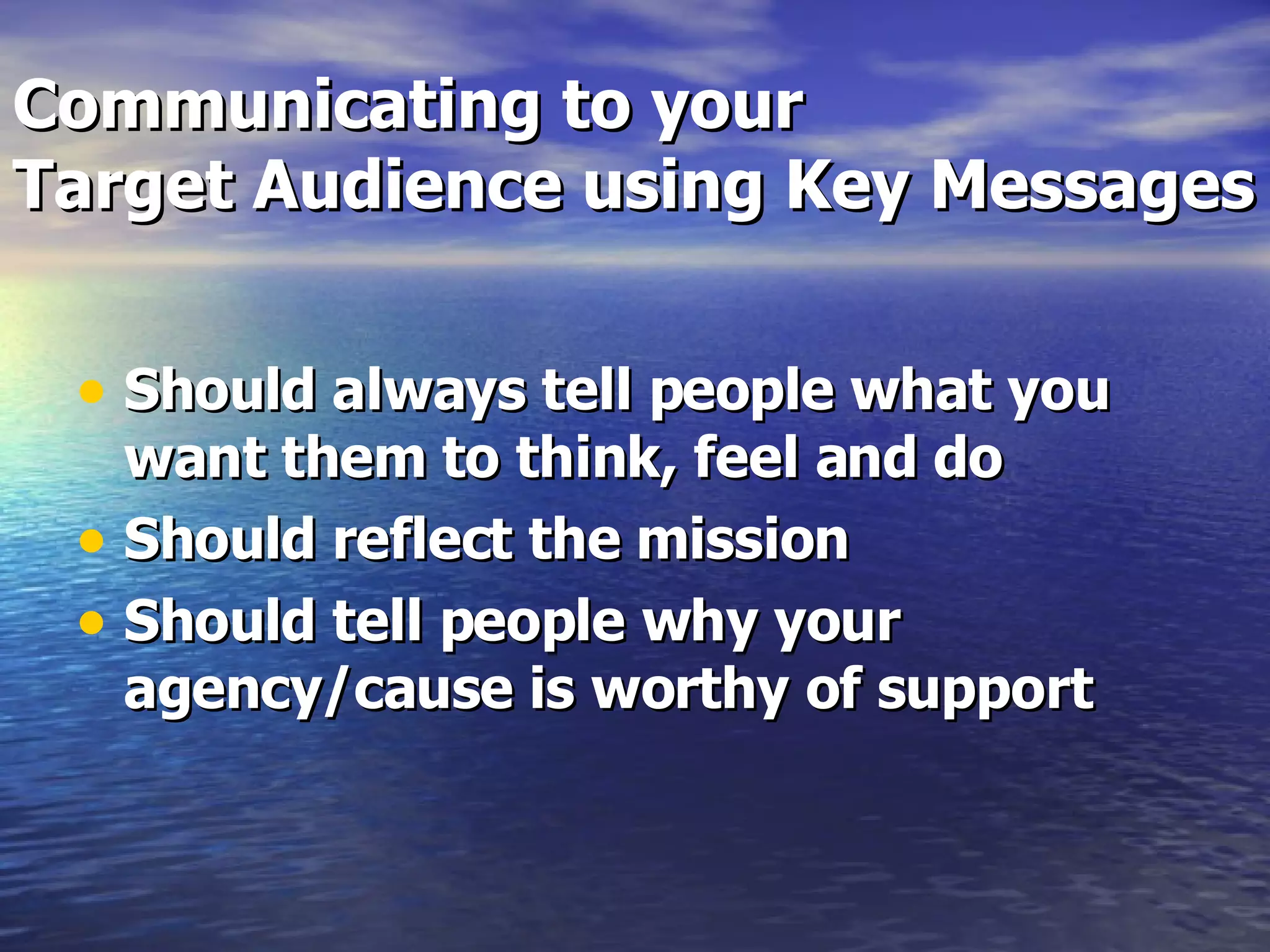 Key Messages-Intro to PR | PPT