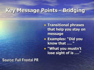 Key Messages-Intro to PR | PPT