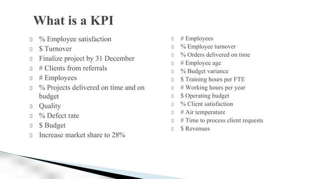 Key-Performance-Indicators.pdf | Business Accounting & Finance | Business