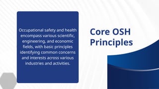 KEY-PRINCIPLES OF OCCUPATIONAL and HEALTHY | PPTX