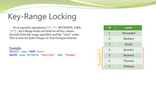 Key range locking | PPT