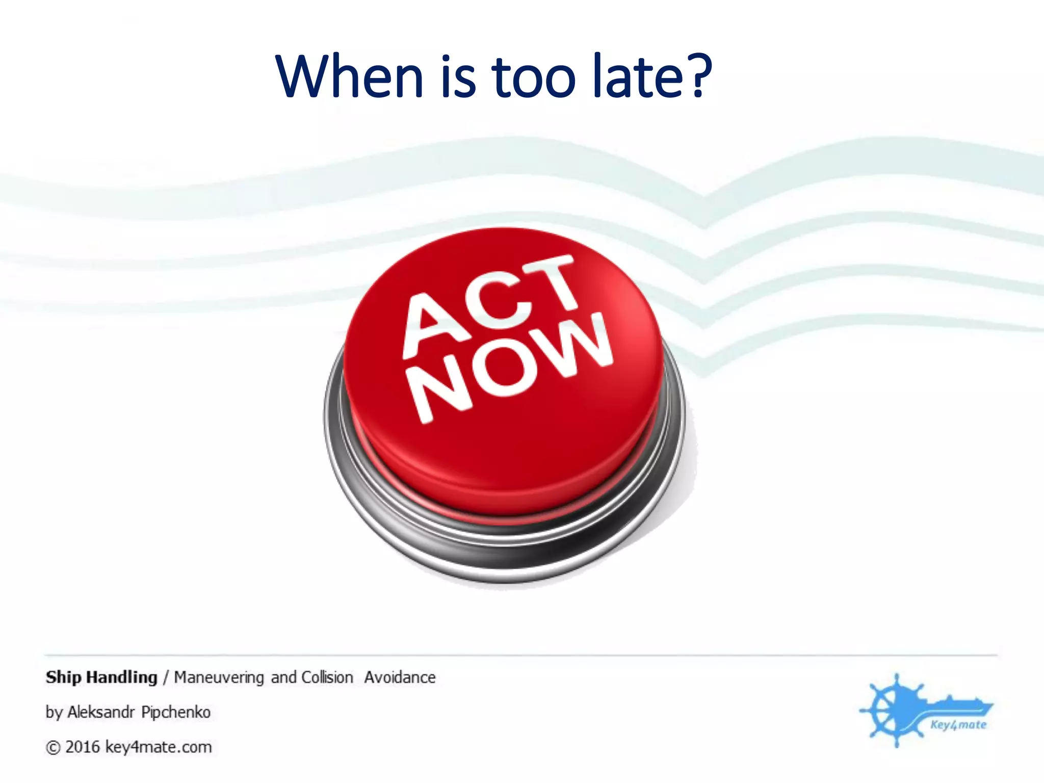 MANEUVERING & COLLISION AVOIDANCE | PDF