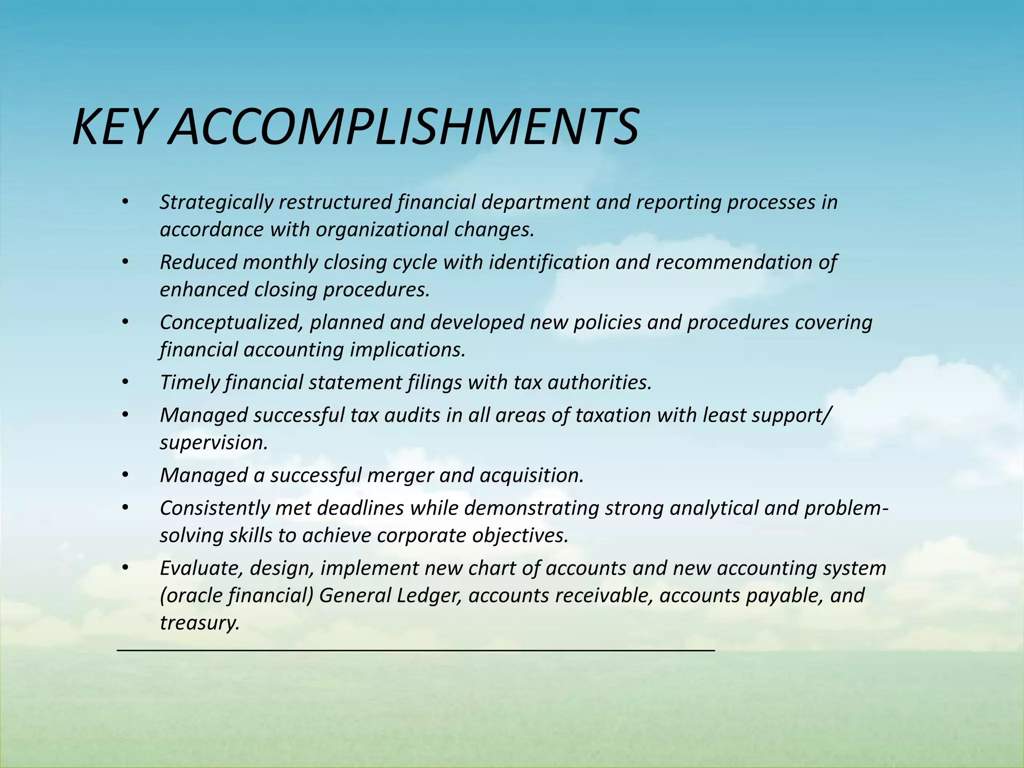 ACCOMPLISHMENTS & CAPABILITIES | PPTX