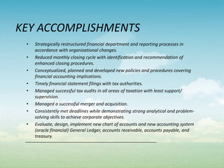ACCOMPLISHMENTS & CAPABILITIES | PPTX