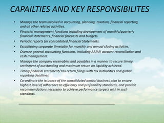 ACCOMPLISHMENTS & CAPABILITIES | PPTX | Business Accounting & Finance ...
