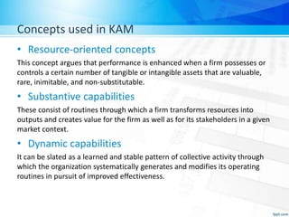 Key account management as manager's capability | PPT