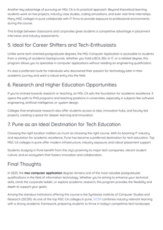 Key Advantages of Pursuing MSc Computer Application in 2025.pdf