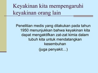 Keyakinan do the best | PPT