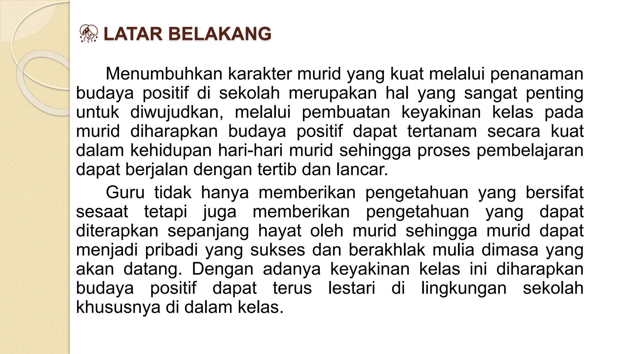contoh orientasi Keyakinan Kelas dan pilihan keyakinan kelas.pptx