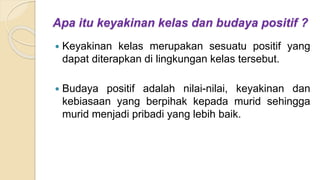 contoh orientasi Keyakinan Kelas dan pilihan keyakinan kelas.pptx