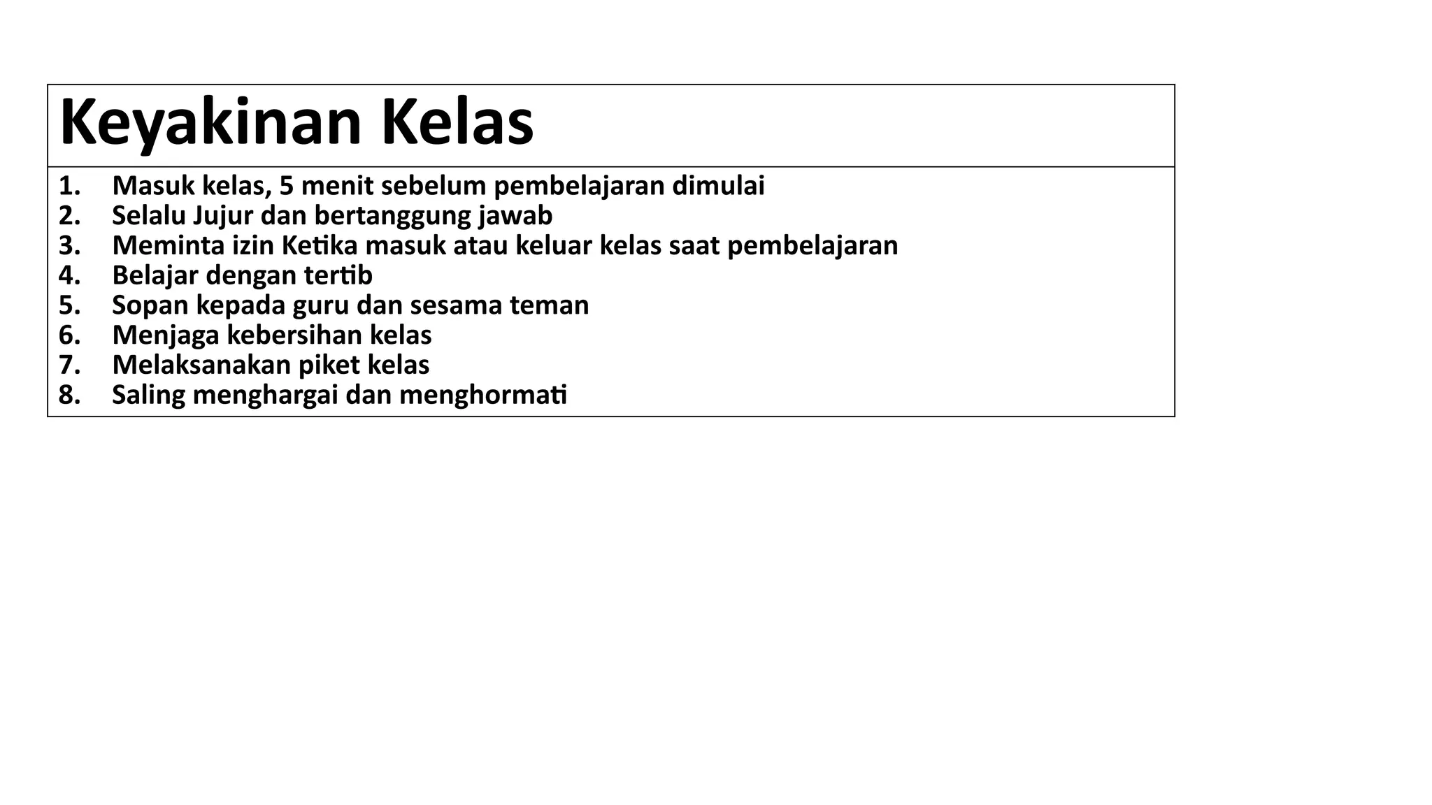 Keyakinan Kelas - Keyakinan Kelas 25.pptx