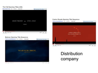 Key and conventions of opening title sequence | PPT