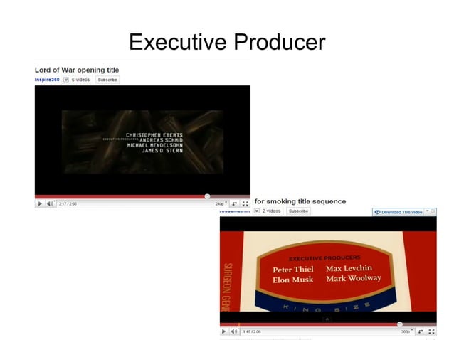 Key and conventions of opening title sequence | PPT