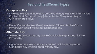 Key and its different types | PPTX