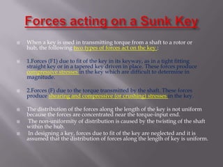 Key and splines | PDF