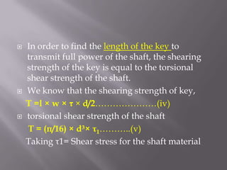 Key and splines | PDF