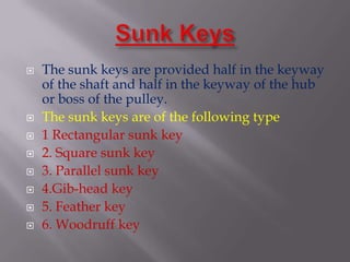 Key and splines | PDF