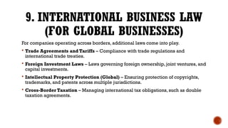 Key Aspects of a Business Legal Framework Wk 3.pptx