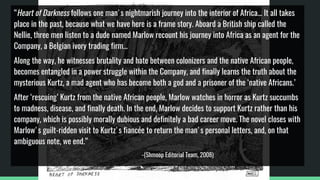 Heart of Darkness - Text Set, AP English Literature, English IV | PDF