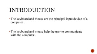 Keyboard & mouse | PPT